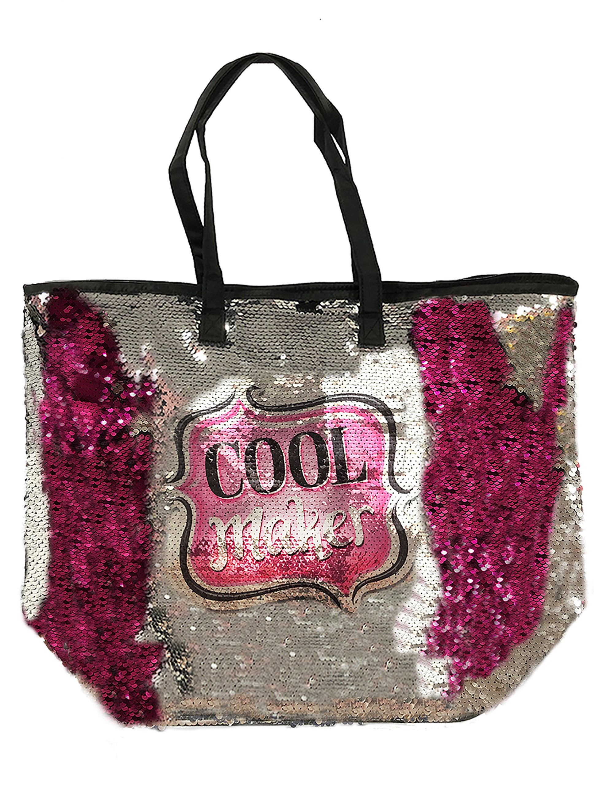 Reverse Sequin Tote Bag with any name and logo – Foxyware